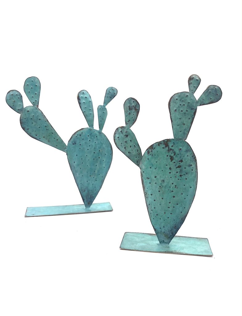 Chumberas / Prickly Pear - Sculptures with patina - Arteartesania